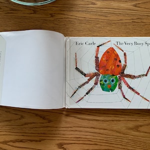 Eric Carle the Very Busy Spider, Hardcover With Sleeve, 1984 - Etsy