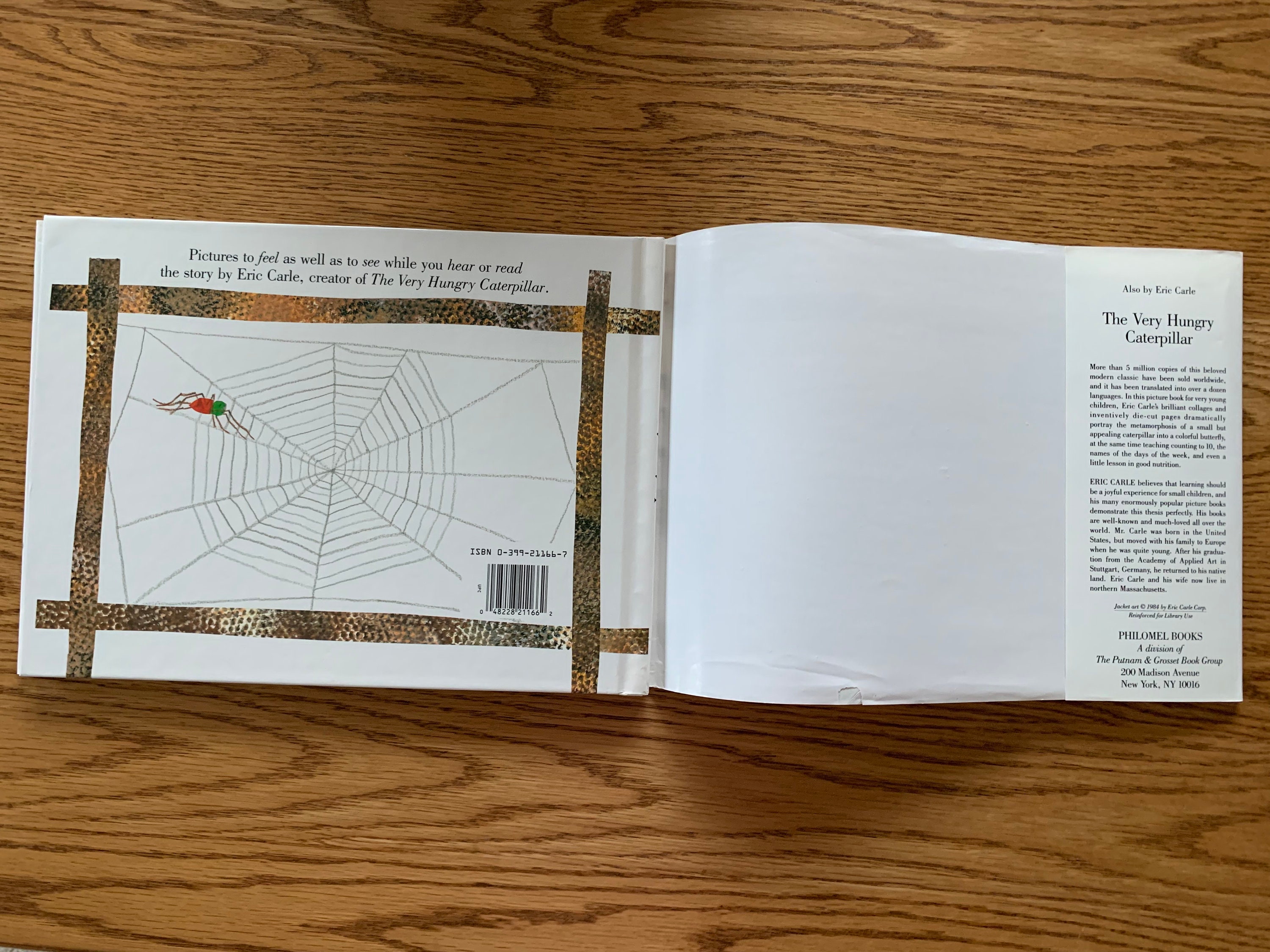 Eric Carle the Very Busy Spider, Hardcover With Sleeve, 1984 - Etsy