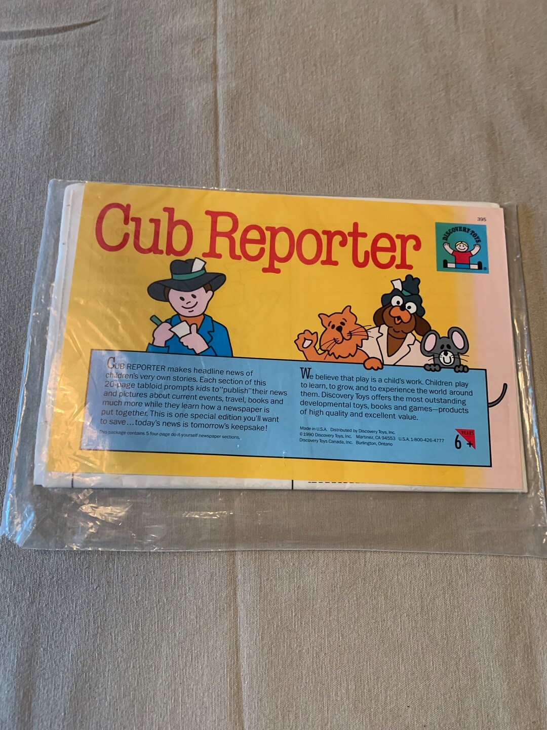 Cub Reporter by Discovery Toys, Vintage, Sealed - Etsy