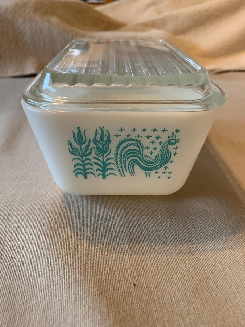 PYREX Amish Butterprint With Lid - Etsy