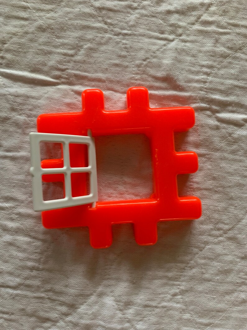 Little Tikes Wee Waffle Blocks, 1984, Complete Set of Original 18 a ...