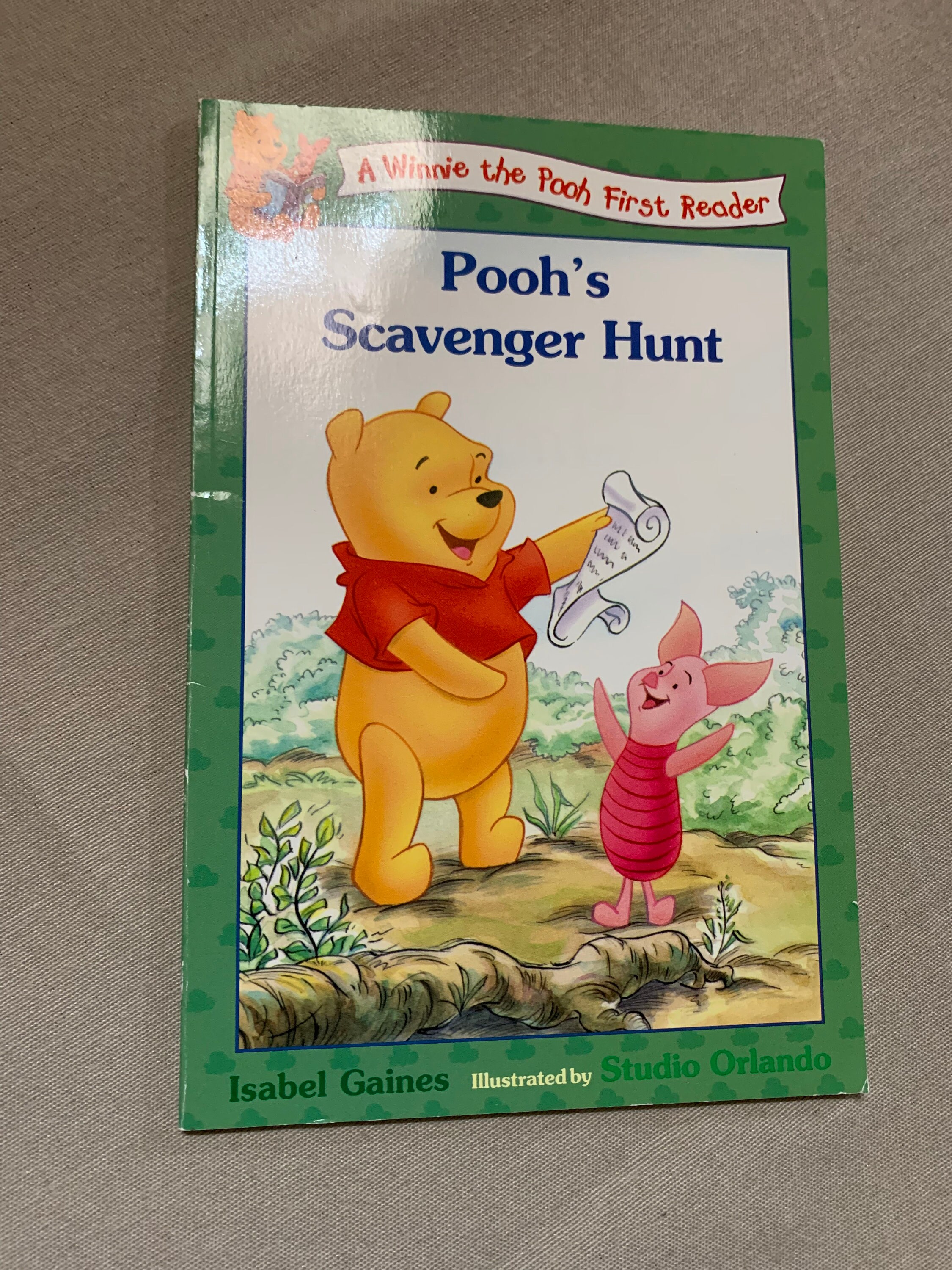 A Winnie the Pooh First Reader, Pooh’s Scavenger Hunt, 1999, #19 - Etsy