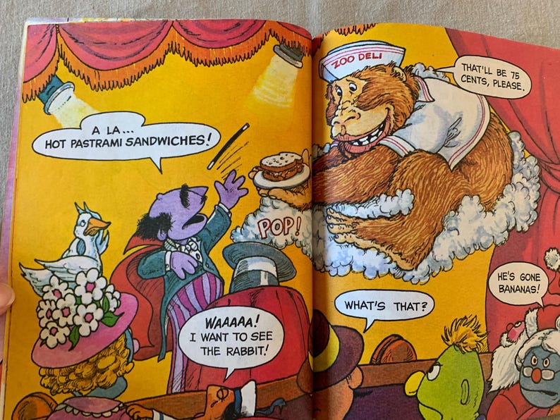 The Amazing Mumford, Sesame Street, Little Golden Book, 1979 - Etsy