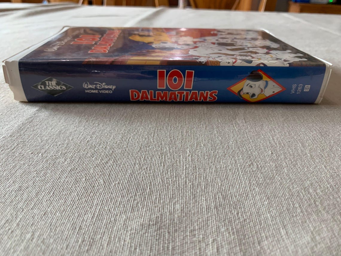 Walt Disney’s Classic 101 Dalmatians VHS, #1263, RARE - Etsy
