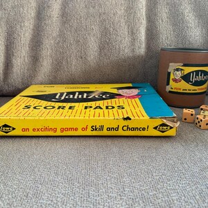 1956 Yahtzee Score Pads, Shaker and Dice - Etsy