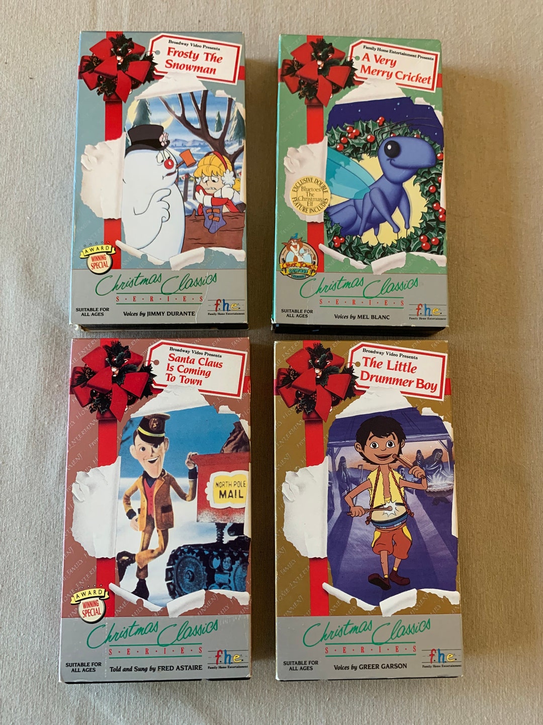 Vintage Christmas Classics Series VHS (set of 4) - Etsy