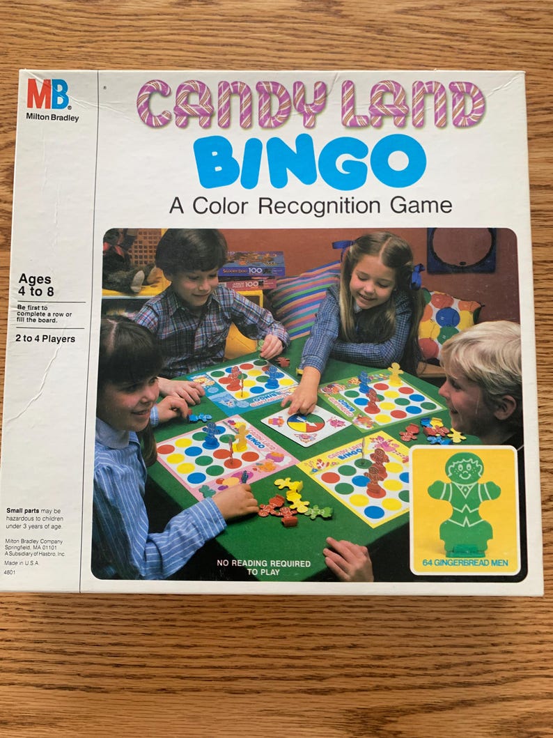 Vintage Candyland Bingo, 1984 - Etsy