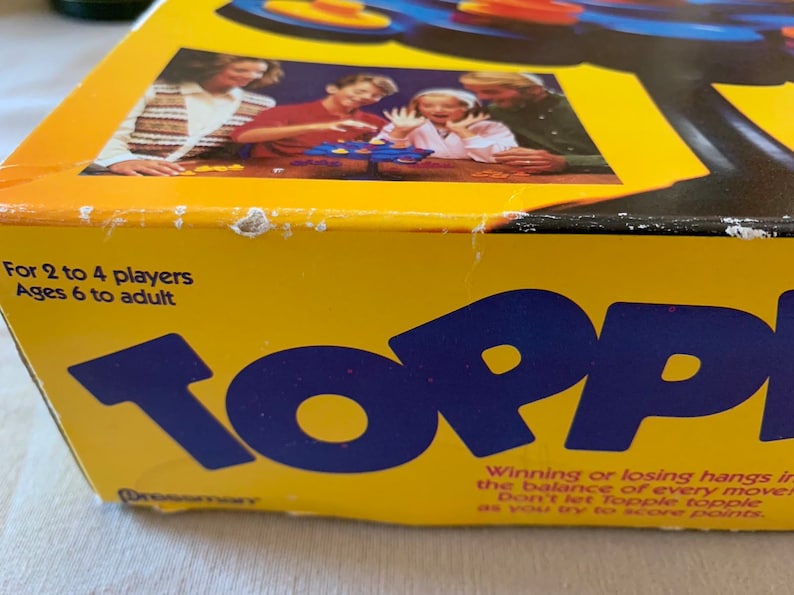 A RARE FIND, 1990’s Topple Game by Pressman #9026 - Etsy