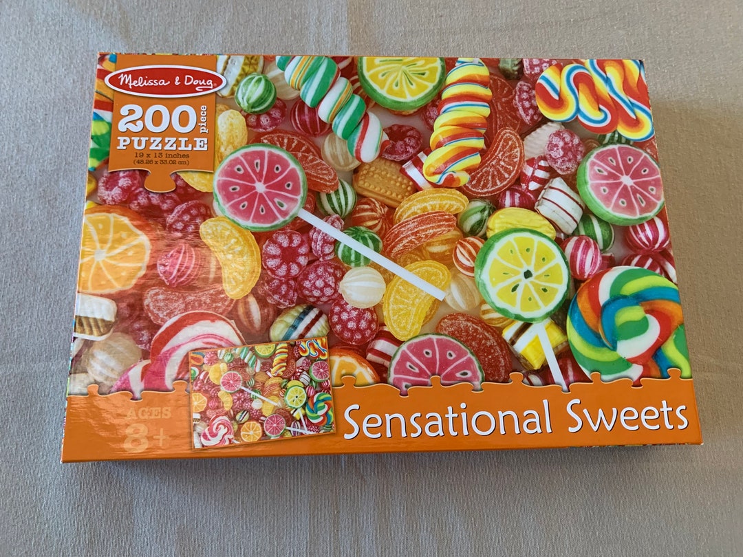 Rare Melissa & Doug Sensational Sweets 200 Pc Puzzle - Etsy