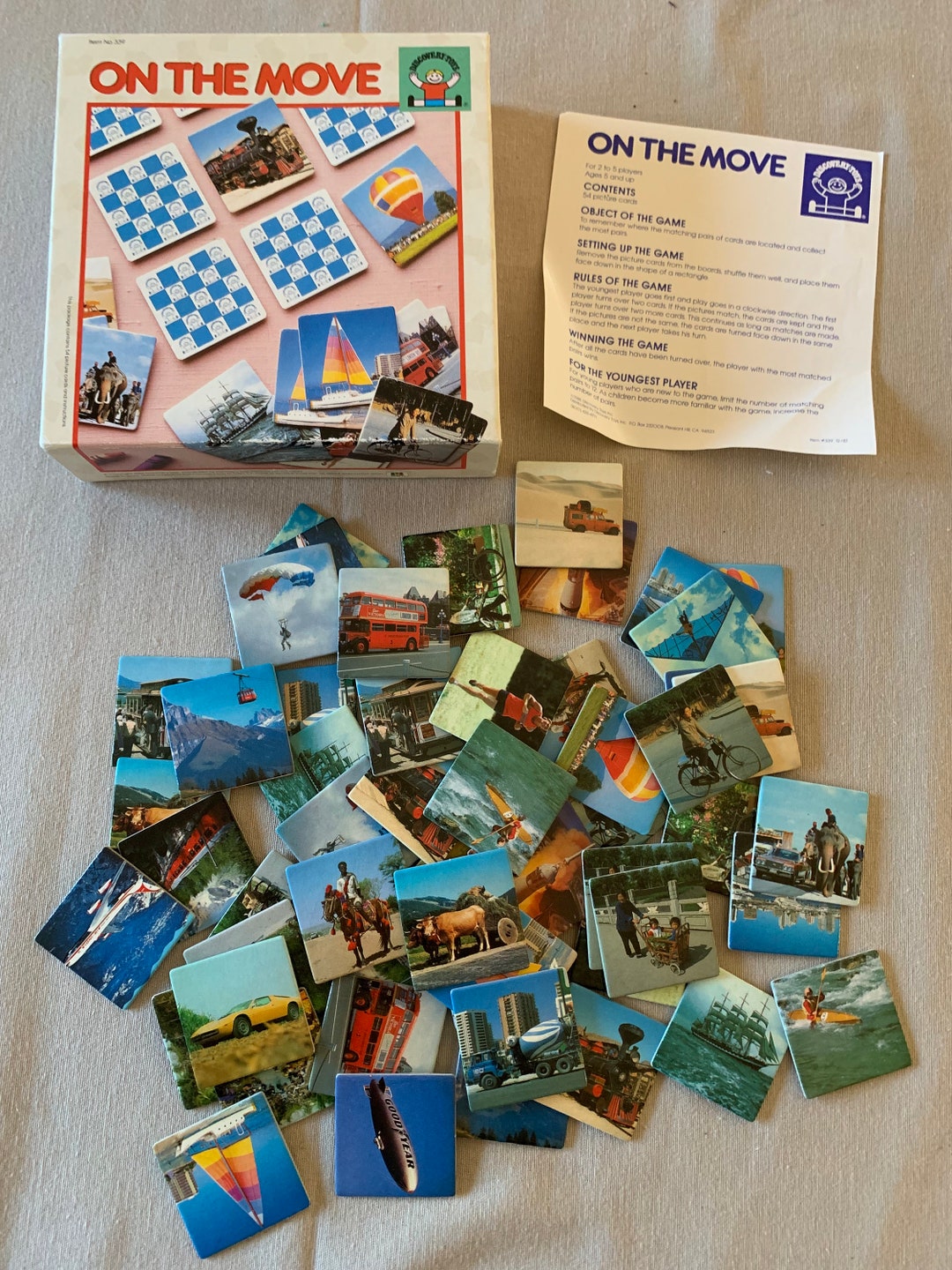 RARE Discovery Toys on the Move Game #339, Vintage - Etsy