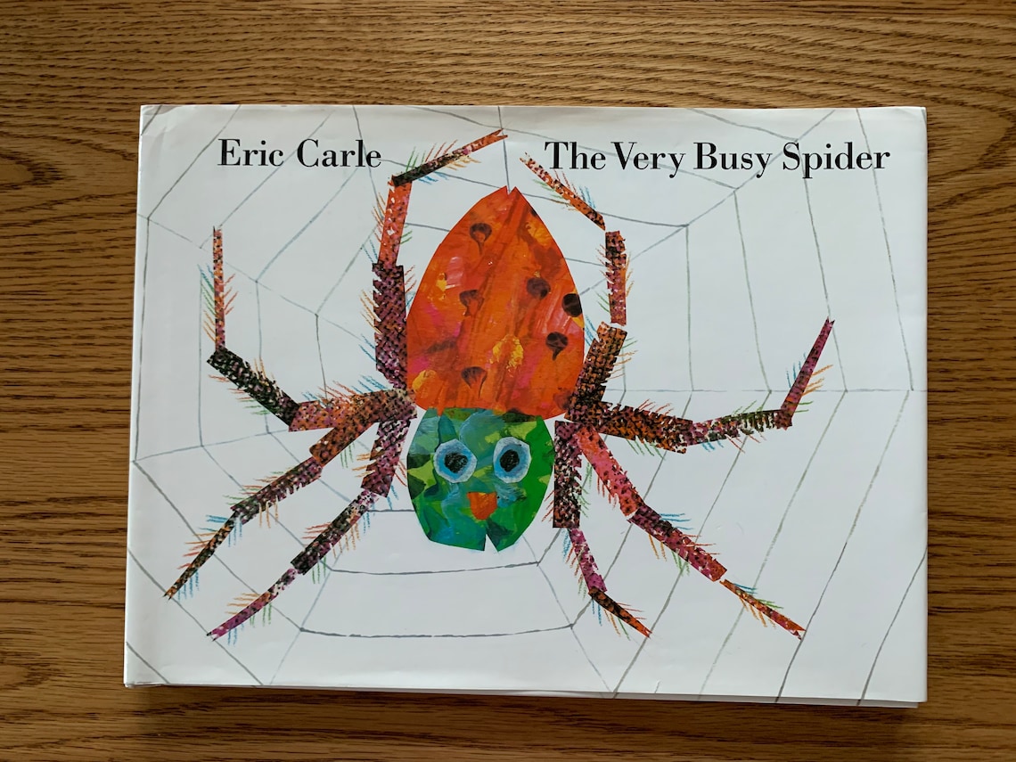 Eric Carle the Very Busy Spider, Hardcover With Sleeve, 1984 - Etsy