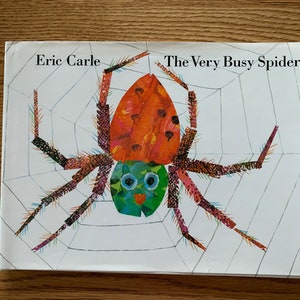 Eric Carle the Very Busy Spider, Hardcover With Sleeve, 1984 - Etsy