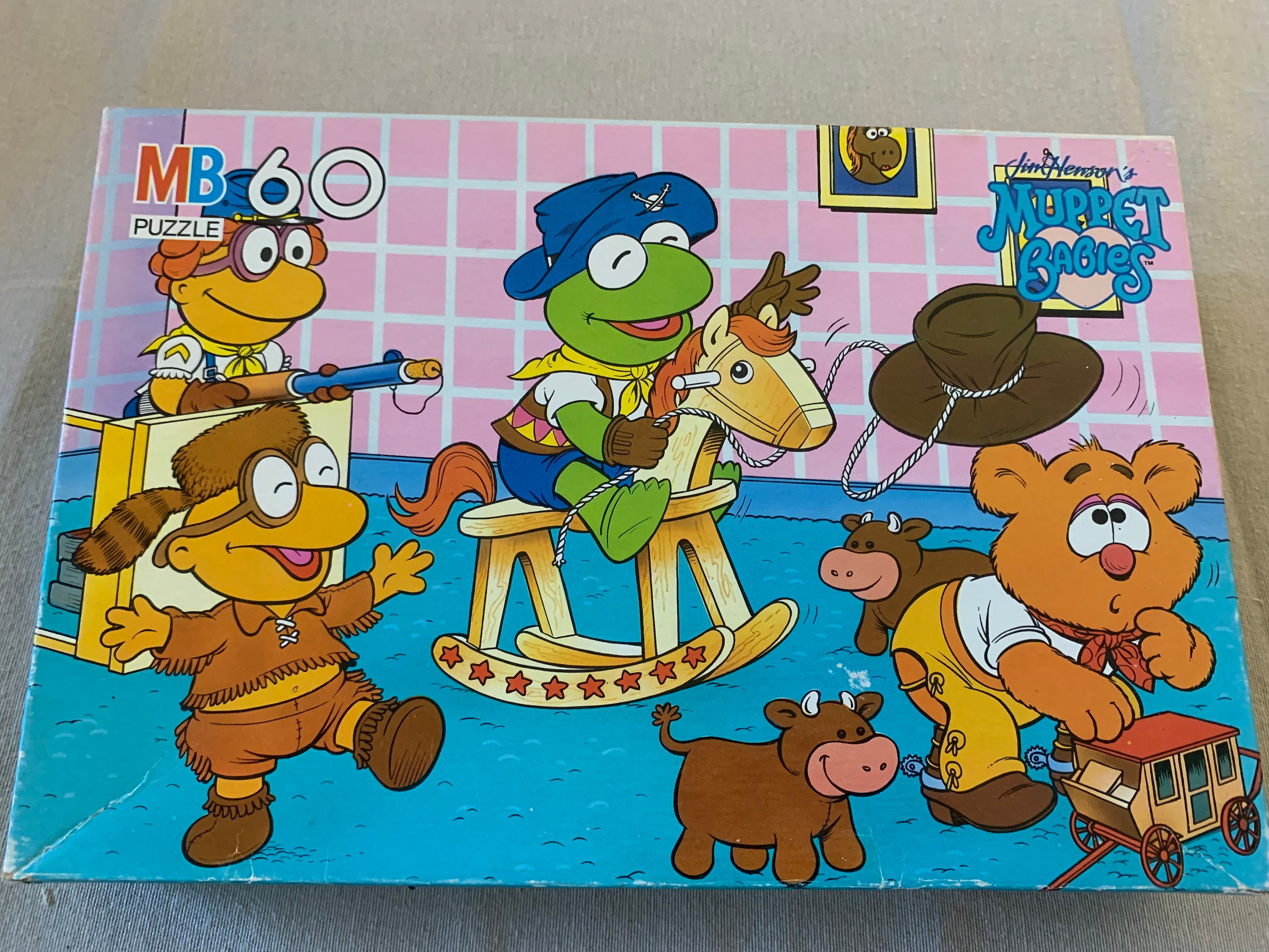 MB 60 Piece Jim Hanson’s Muppet Babies Puzzle #4477-10, 1989 - Etsy