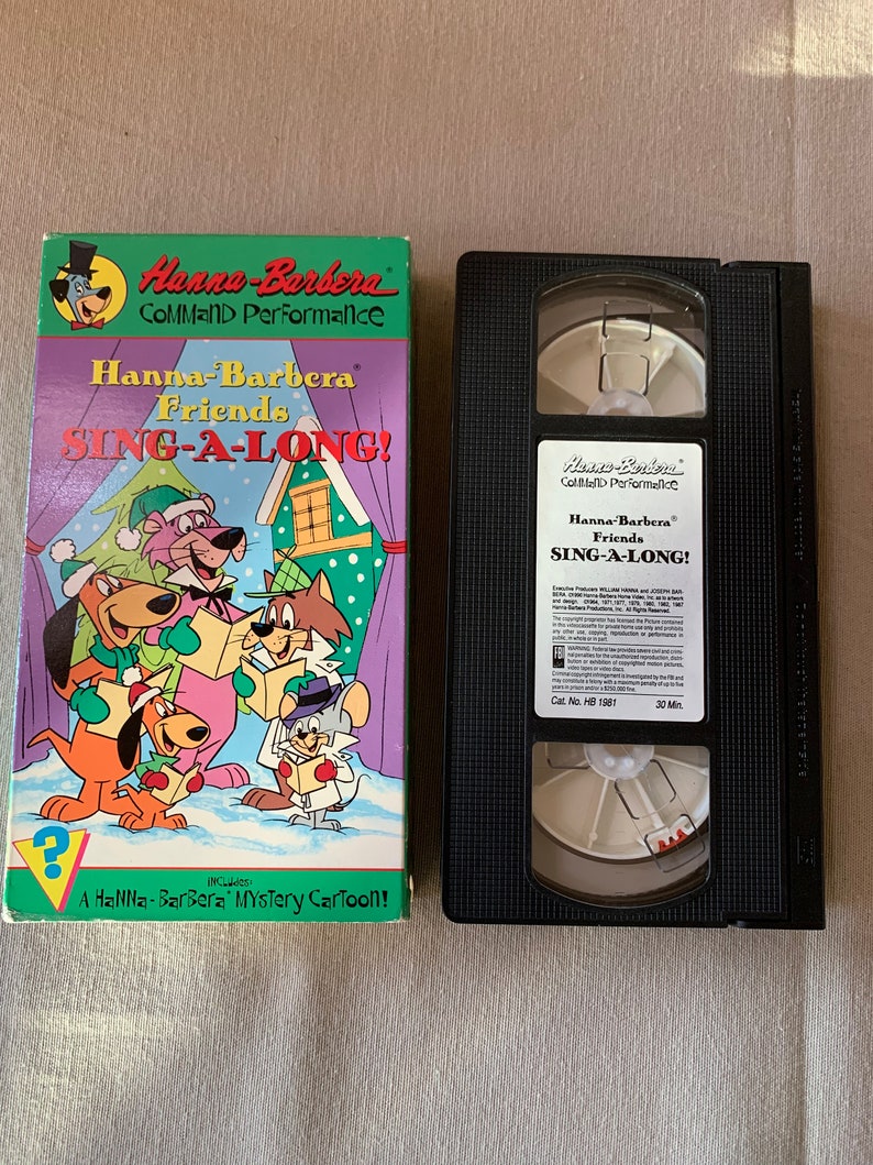 Hanna-barbera Friends Sing-a-long, 1990 - Etsy