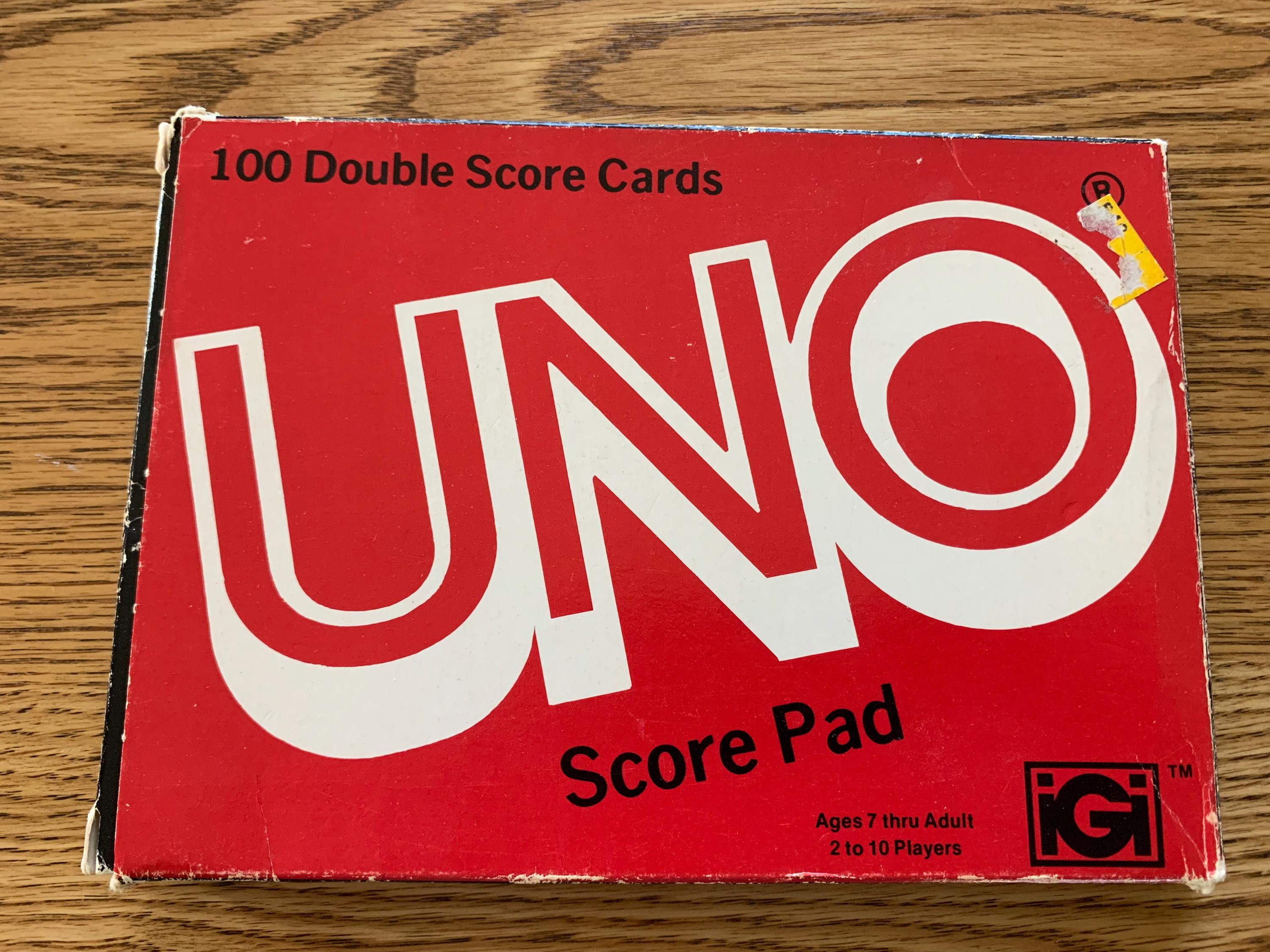 1978 UNO Score Pads - Etsy