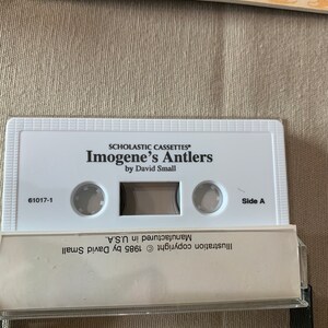 Imogene’s Antlers by David Small BOOK & CASSETTE - Etsy