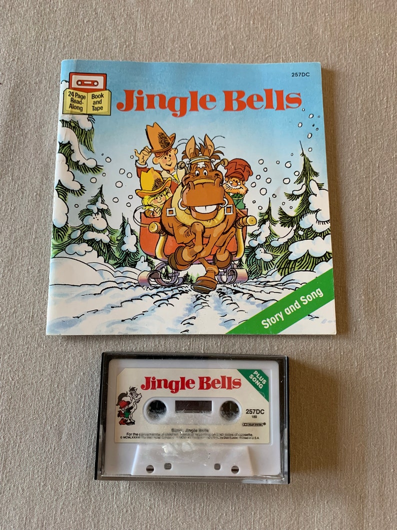 Jingle Bells Read Along Book and Cassette, 1987 - Etsy