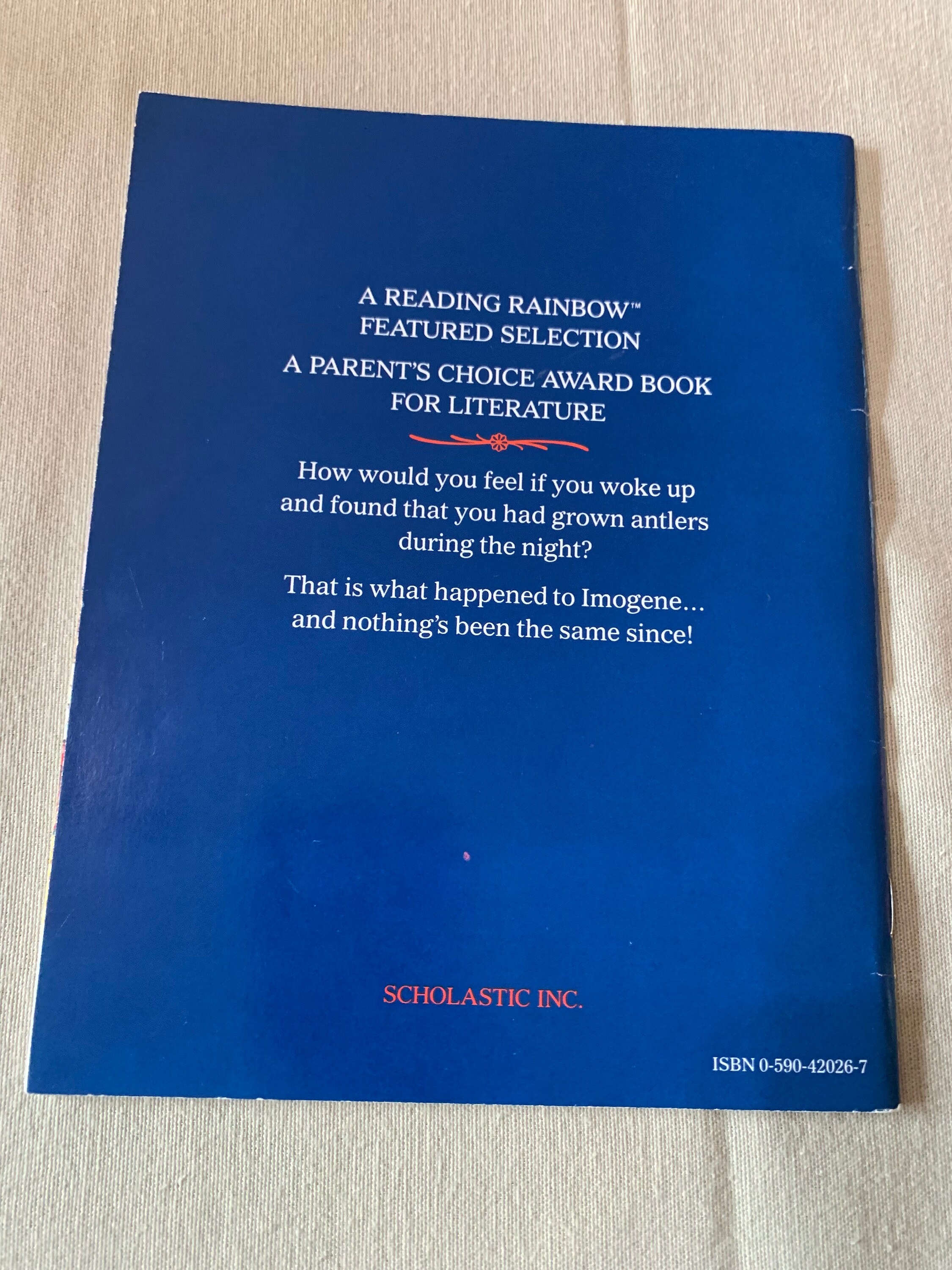 Imogene’s Antlers by David Small BOOK & CASSETTE - Etsy