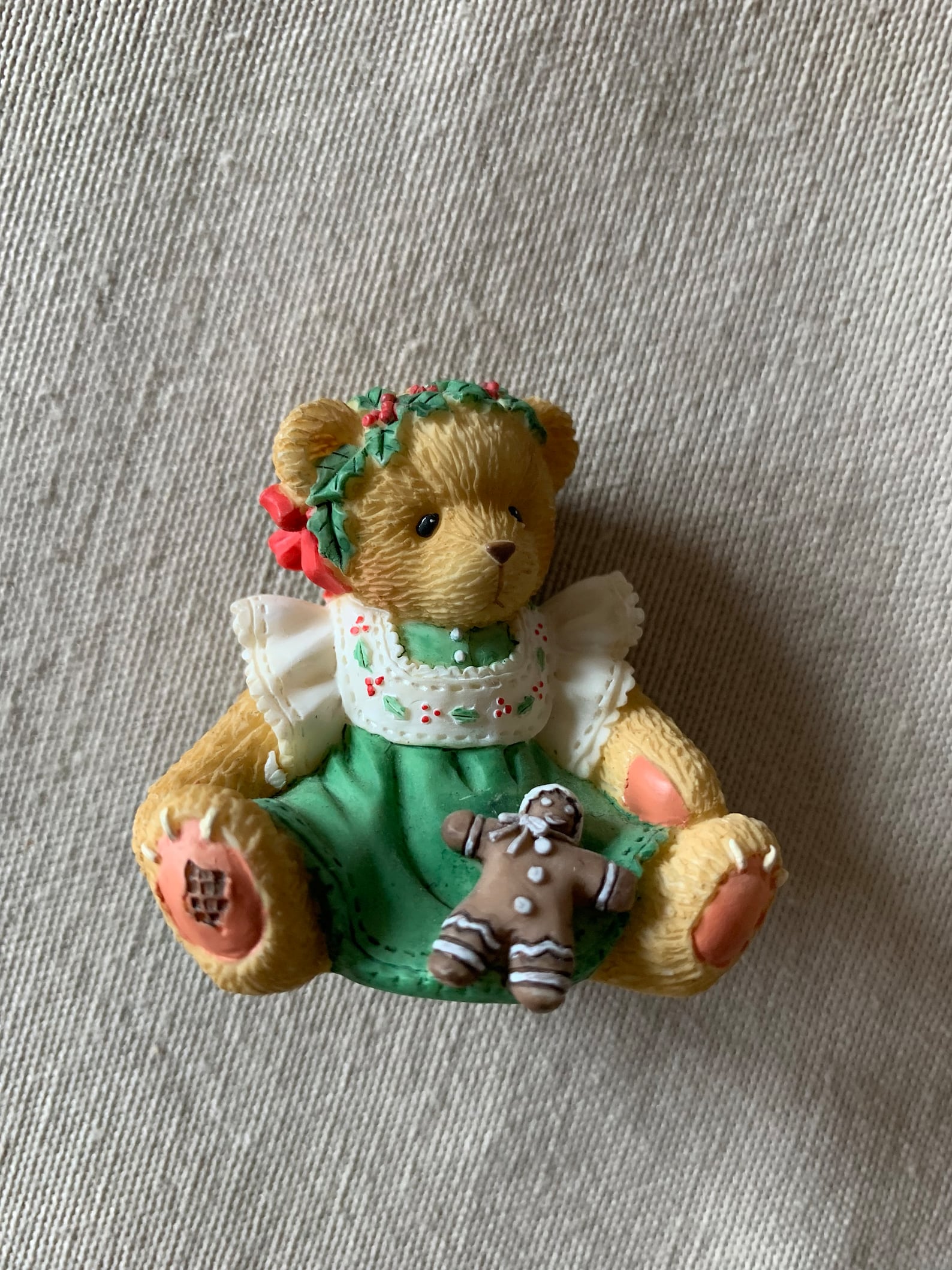 Cherished Teddies 707309, RARE, Girl With Gingerbread Doll, 2000, Mini ...