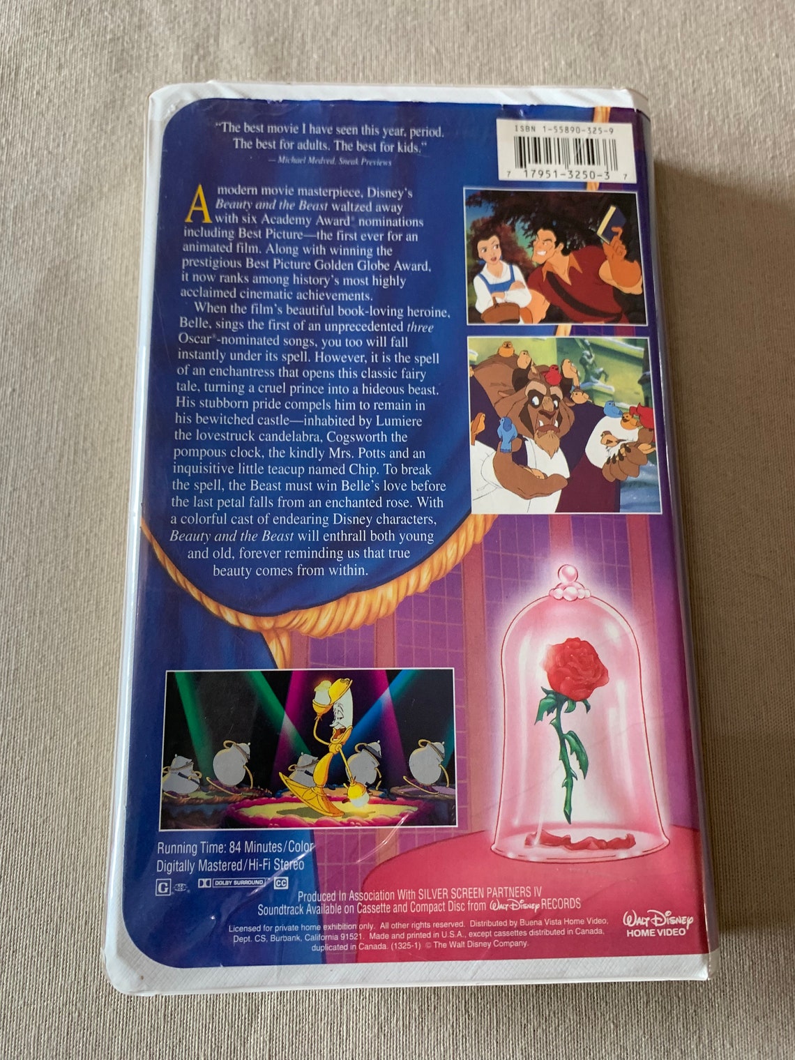 RARE Walt Disney’s Beauty and the Beast VHS #1325 - Etsy