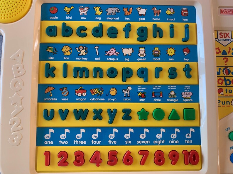 Talking Little Smart Alphabet Desk by Vtech, RARE - Etsy