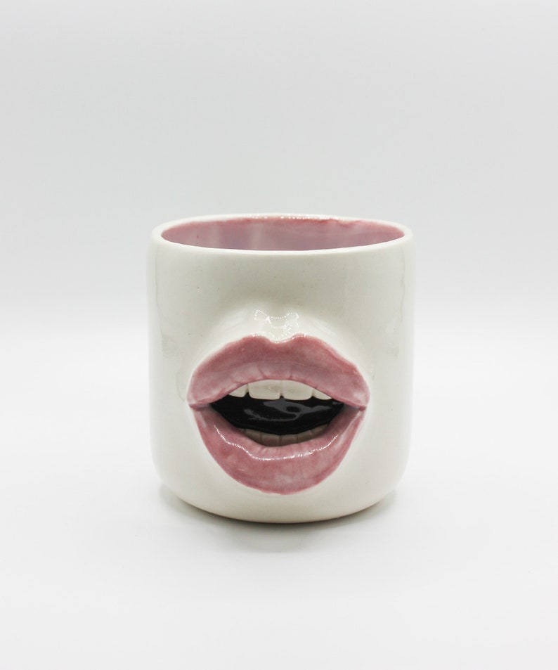 Handmade Lip Mug - Etsy