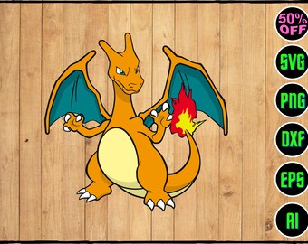 Charizard Svg - Etsy