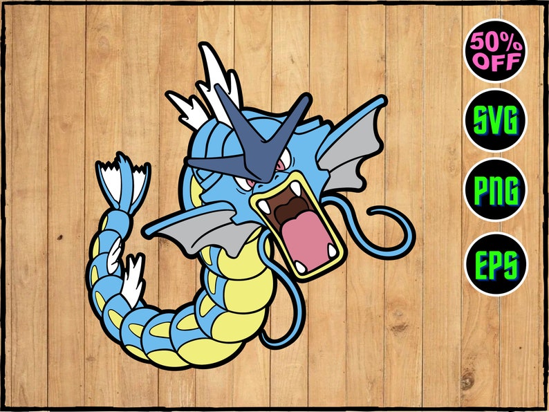 Gyarados Svg Gyarados Png Pokemon Cricut Vector Bundle - Etsy New Zealand