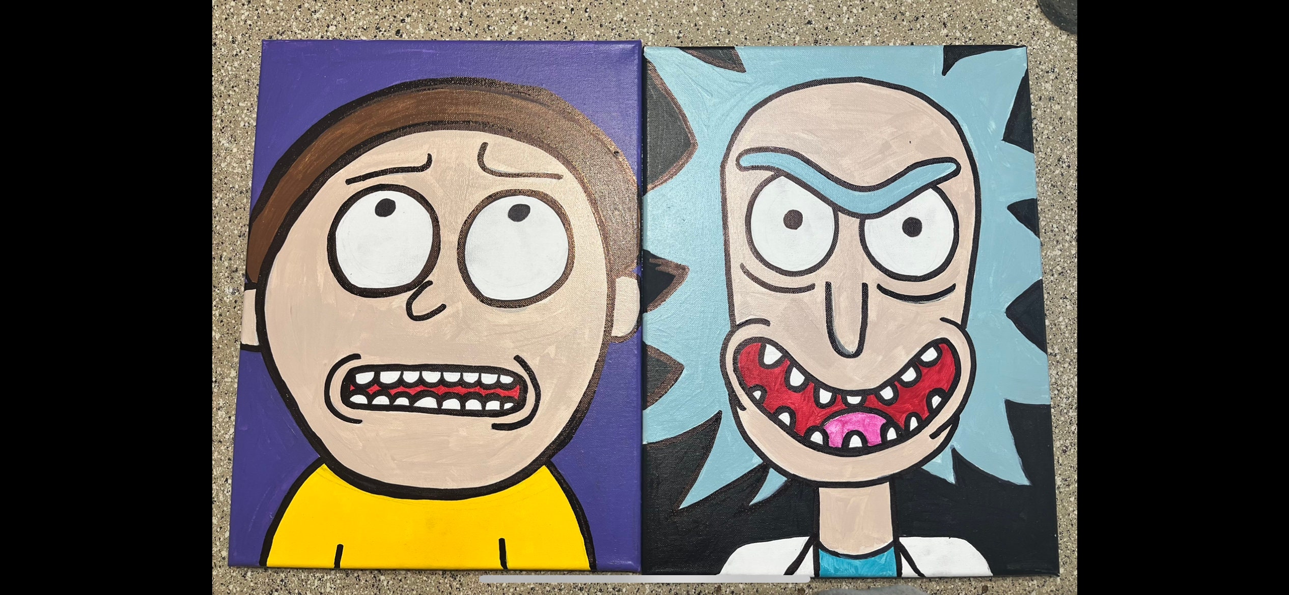 Custom Cartoon Paintings - Etsy