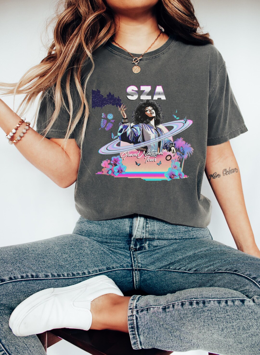 Sza Shirt, Retro SZA Shirt , Grand National Tour, SZA Merch, 2025 Tour ...