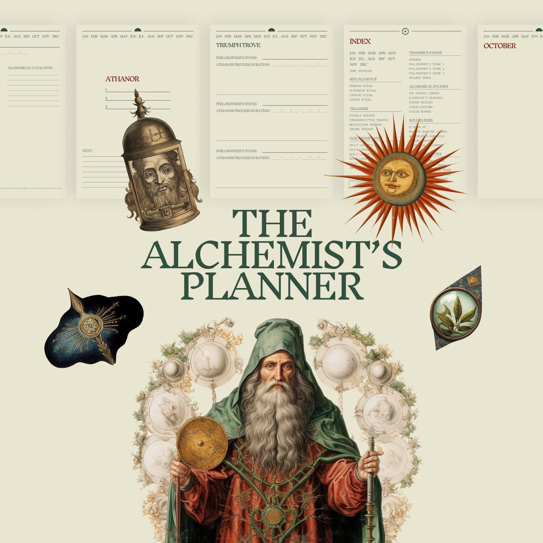 The Alchemist's Planner - Digital Planner - Etsy