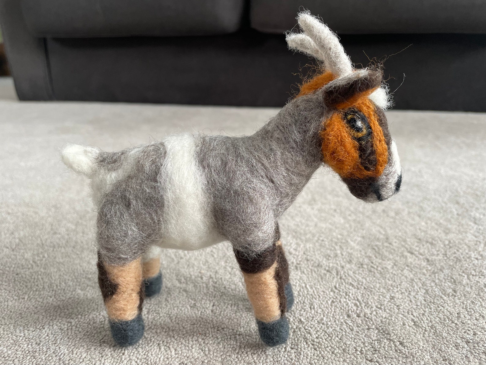 Cute Little Goat Needle Felted Wool Farm Animal, Inspired by Our Goats ...