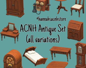 Acnh Antique Set - Etsy