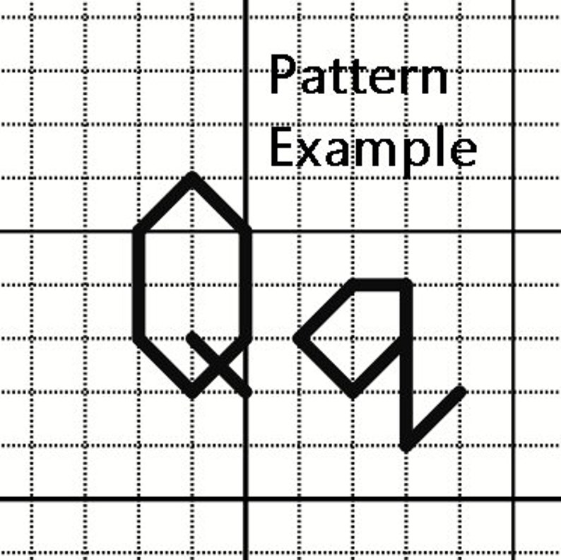 Cross Stitch Pattern Font Cross Stitch Pattern Alphabet Cross Stitch ...