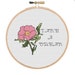 Take a Break Cross Stitch Pattern / Flower Cross Stitch - Etsy