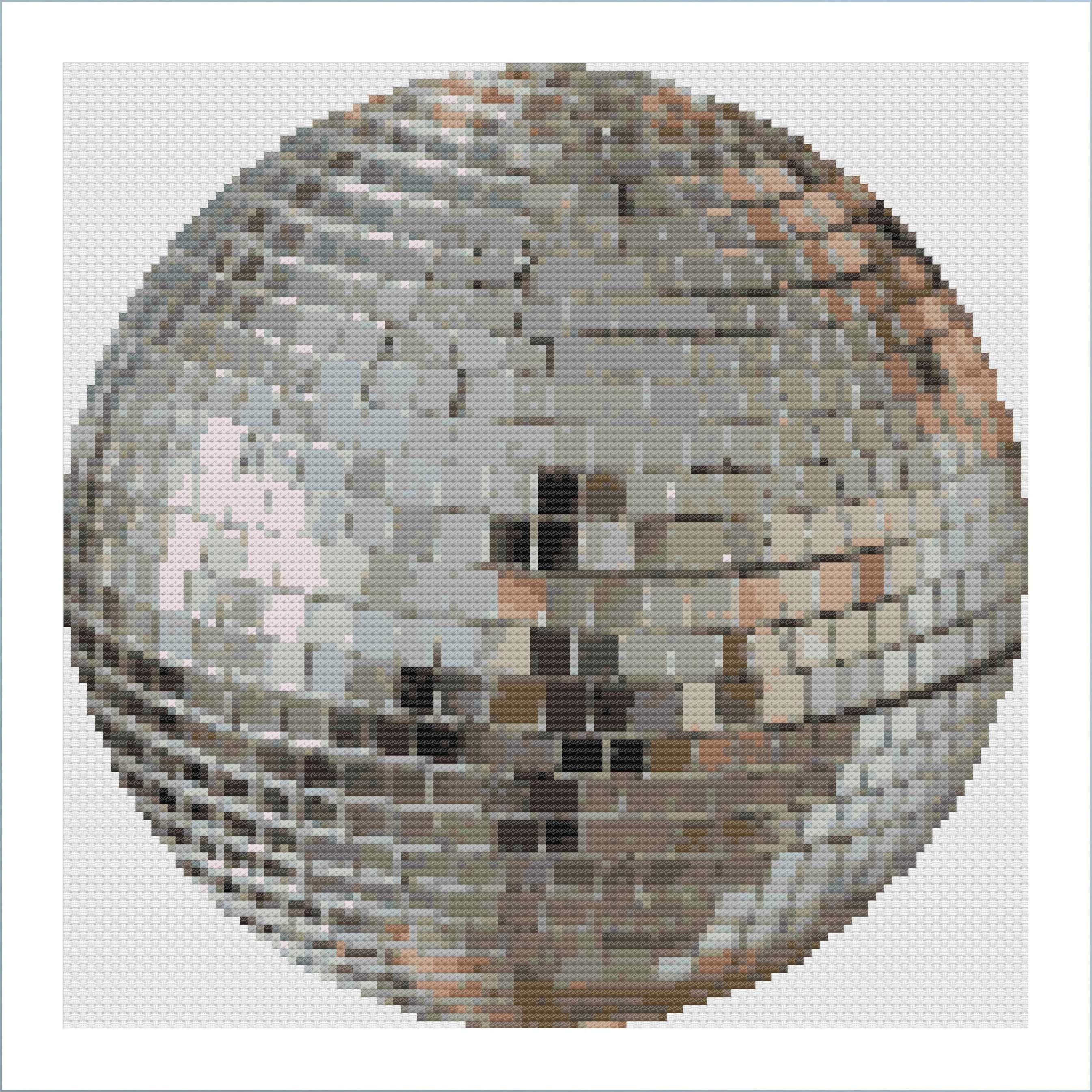 Cross Stitch Pattern Discoball Fun Cross Stitch Pattern Disco Ball ...