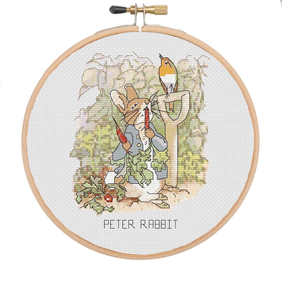 Cross Stitch Pattern Peter Rabbit - the Tale of Peter Rabbit by Beatrix ...