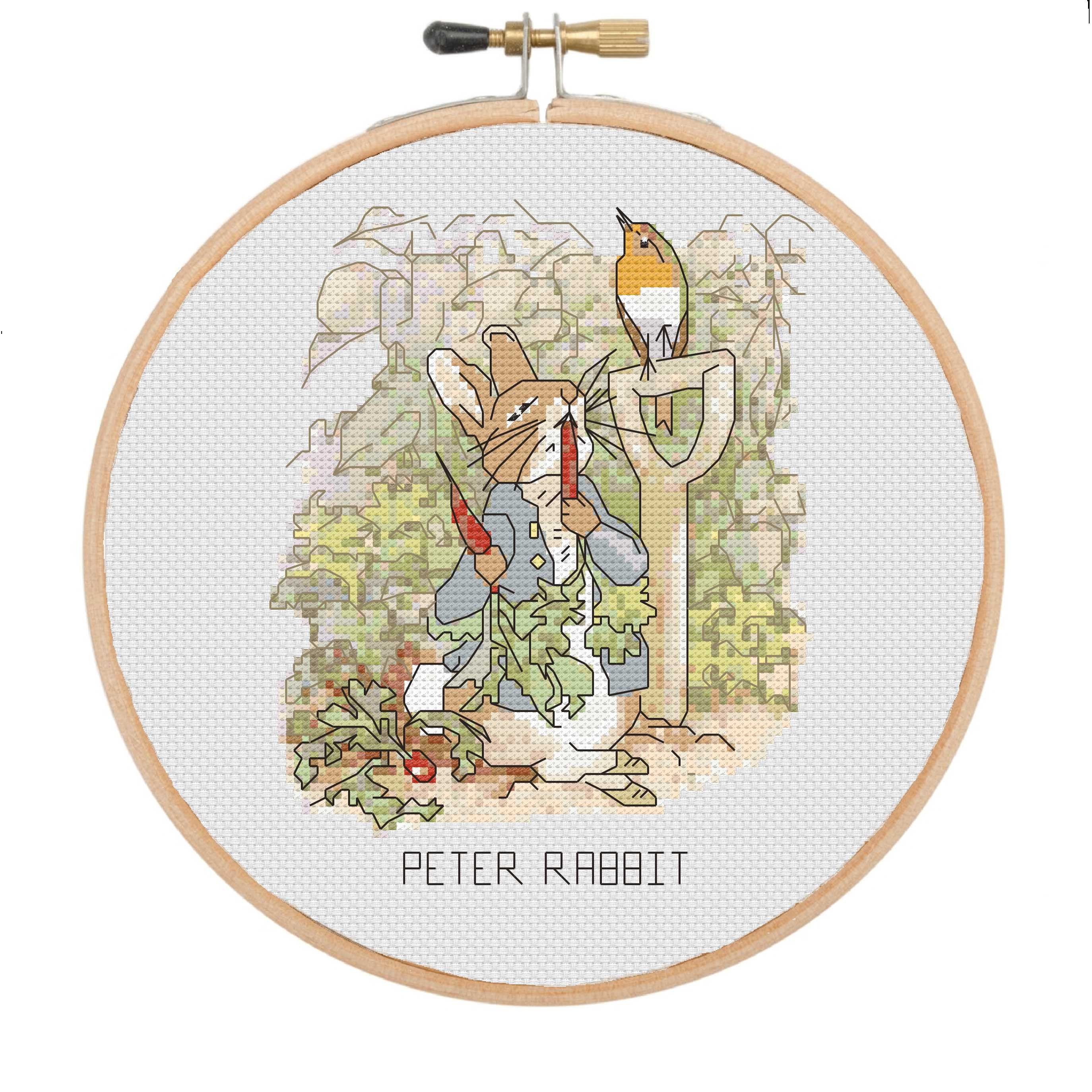 Cross Stitch Pattern Peter Rabbit - the Tale of Peter Rabbit by Beatrix ...