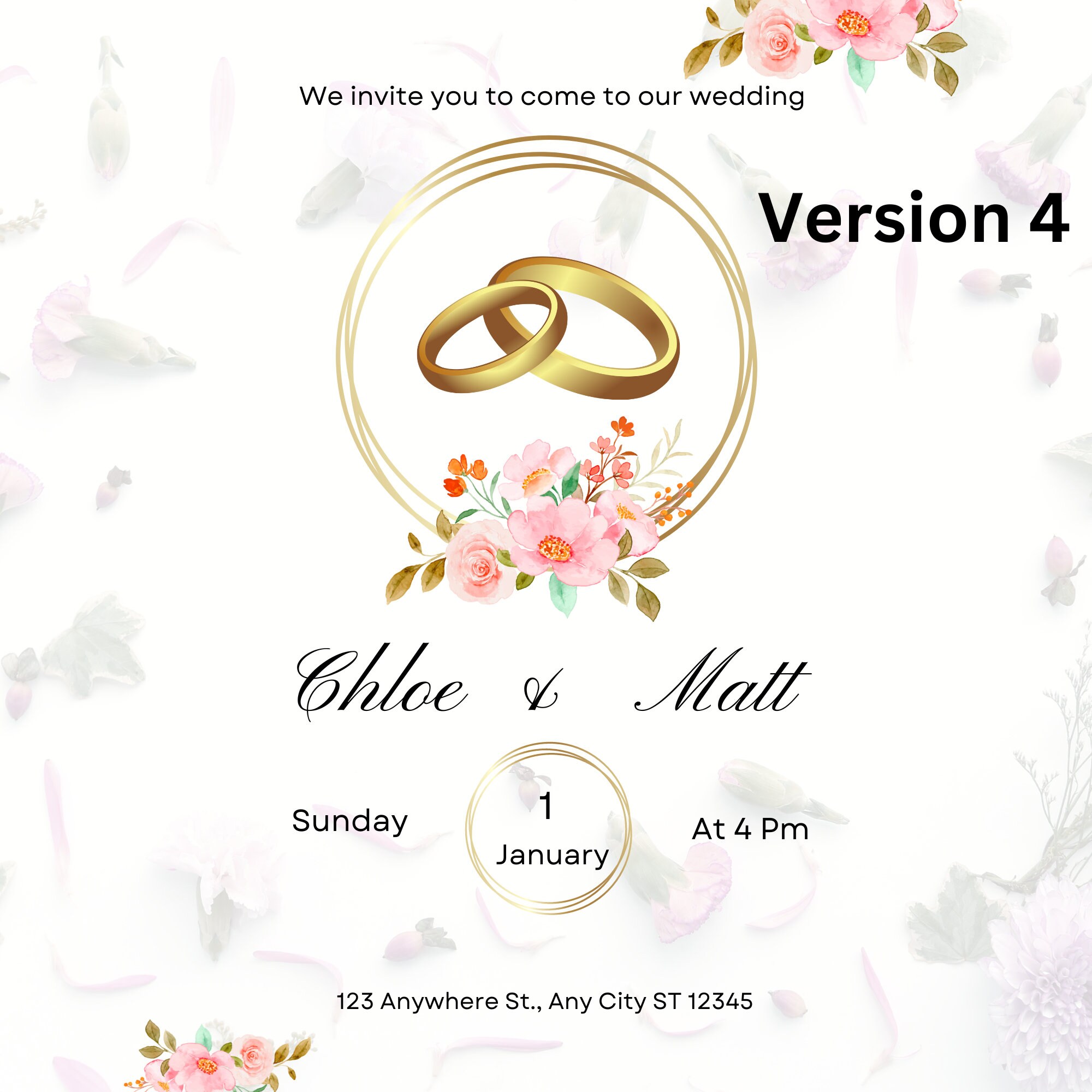 Custom Wedding Invitation Design (digital) - Etsy