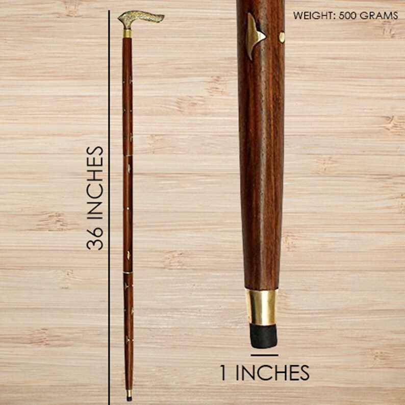 Wooden Walking Stick Handmade Designer Stick for Men and Women Best ...