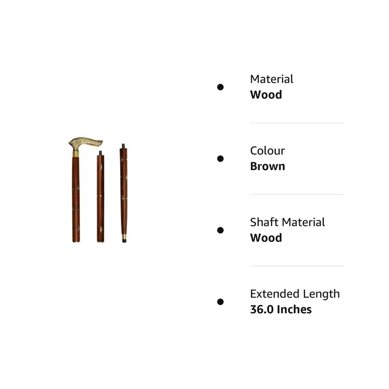 Wooden Walking Stick Handmade Designer Stick for Men and Women Best ...