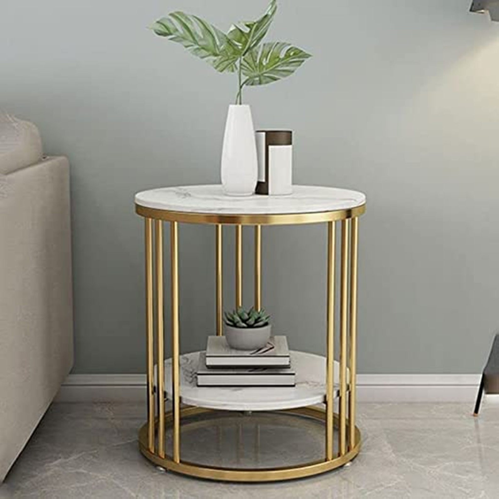 Wrought Iron Stylish and Functional Bedside Table: Handcrafted ...