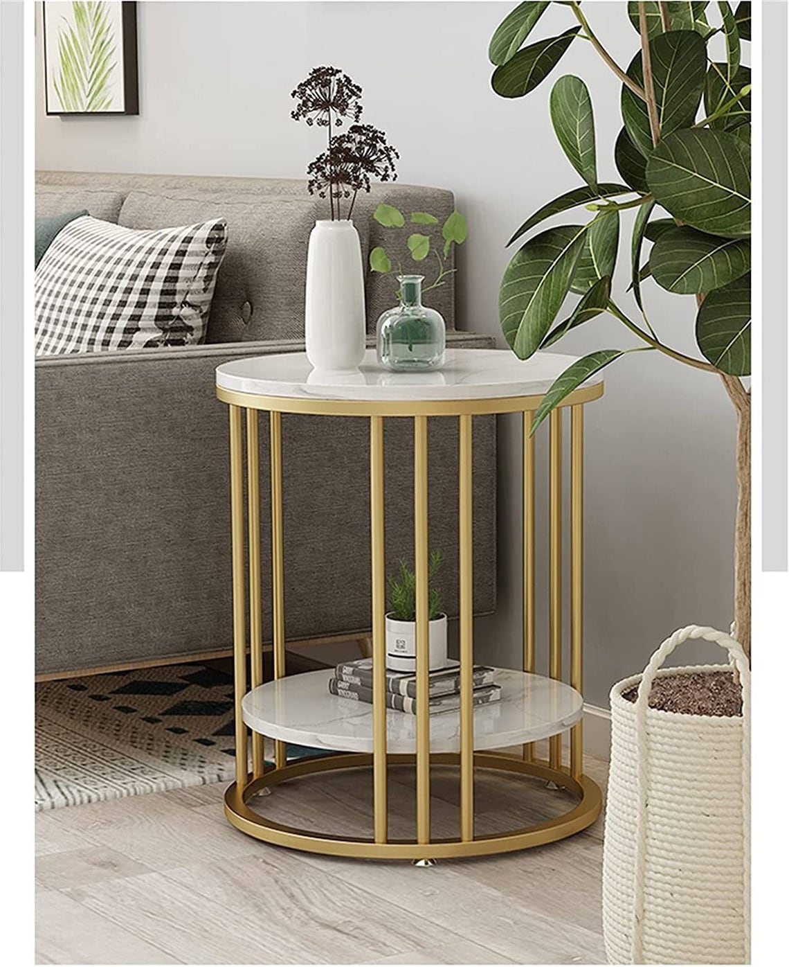 Wrought Iron Stylish and Functional Bedside Table: Handcrafted ...