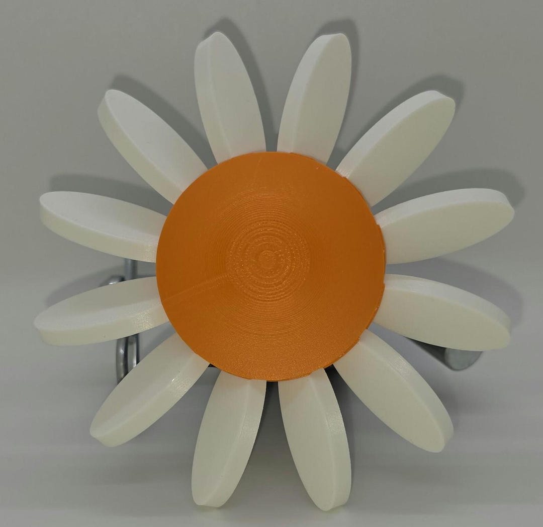 Hitch Spinner - Spinning White Daisy - for 2 Inch Hitch - Etsy