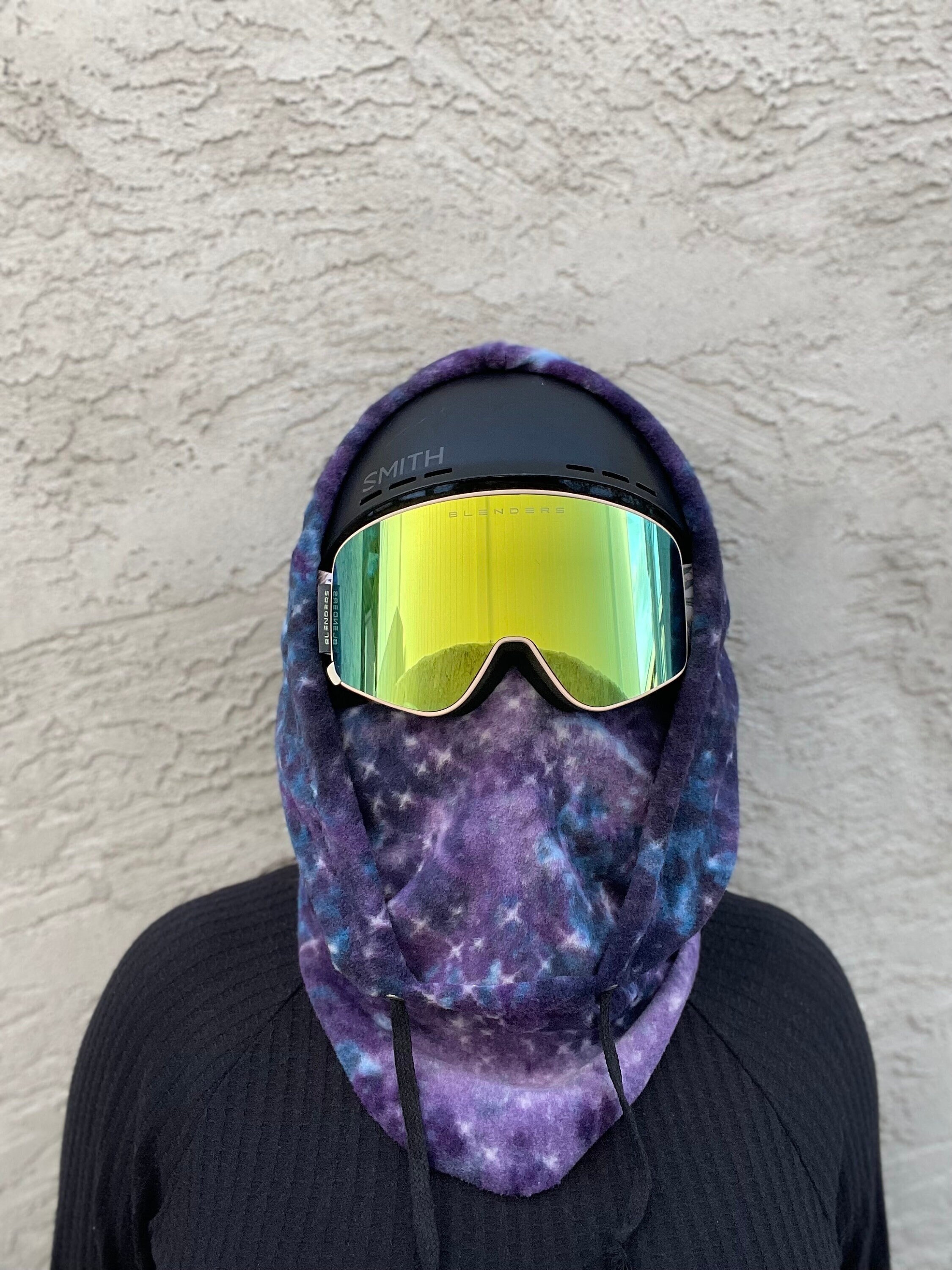 Galaxy Ski Hood - Fits Over the Helmet, Fleece Hood, Balaclava ...