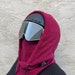 Wine Ski Hood - Fits Over the Helmet, Fleece Hood, Balaclava, Snowboard ...