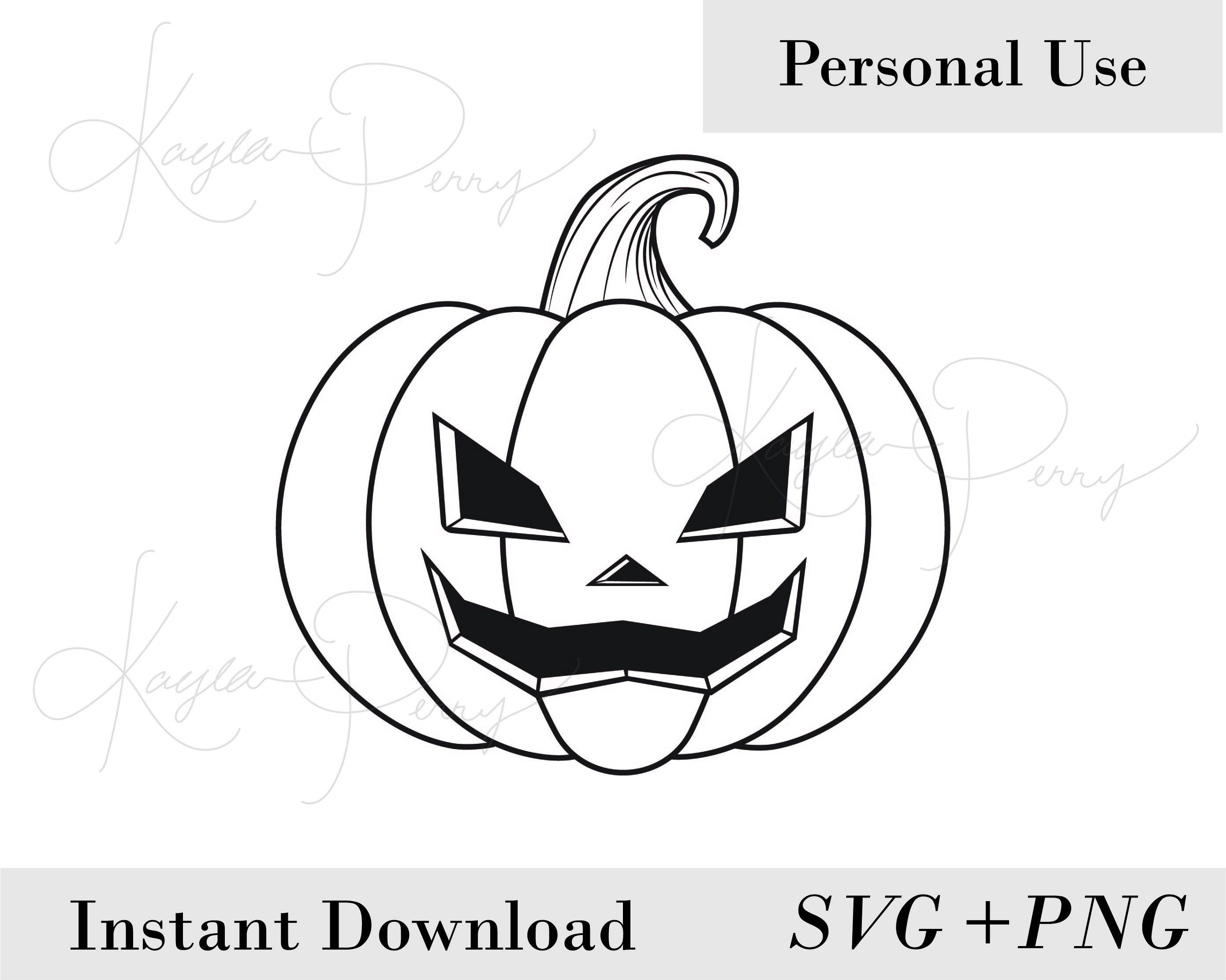 Jack O Lantern SVG, PNG DOWNLOAD - Etsy