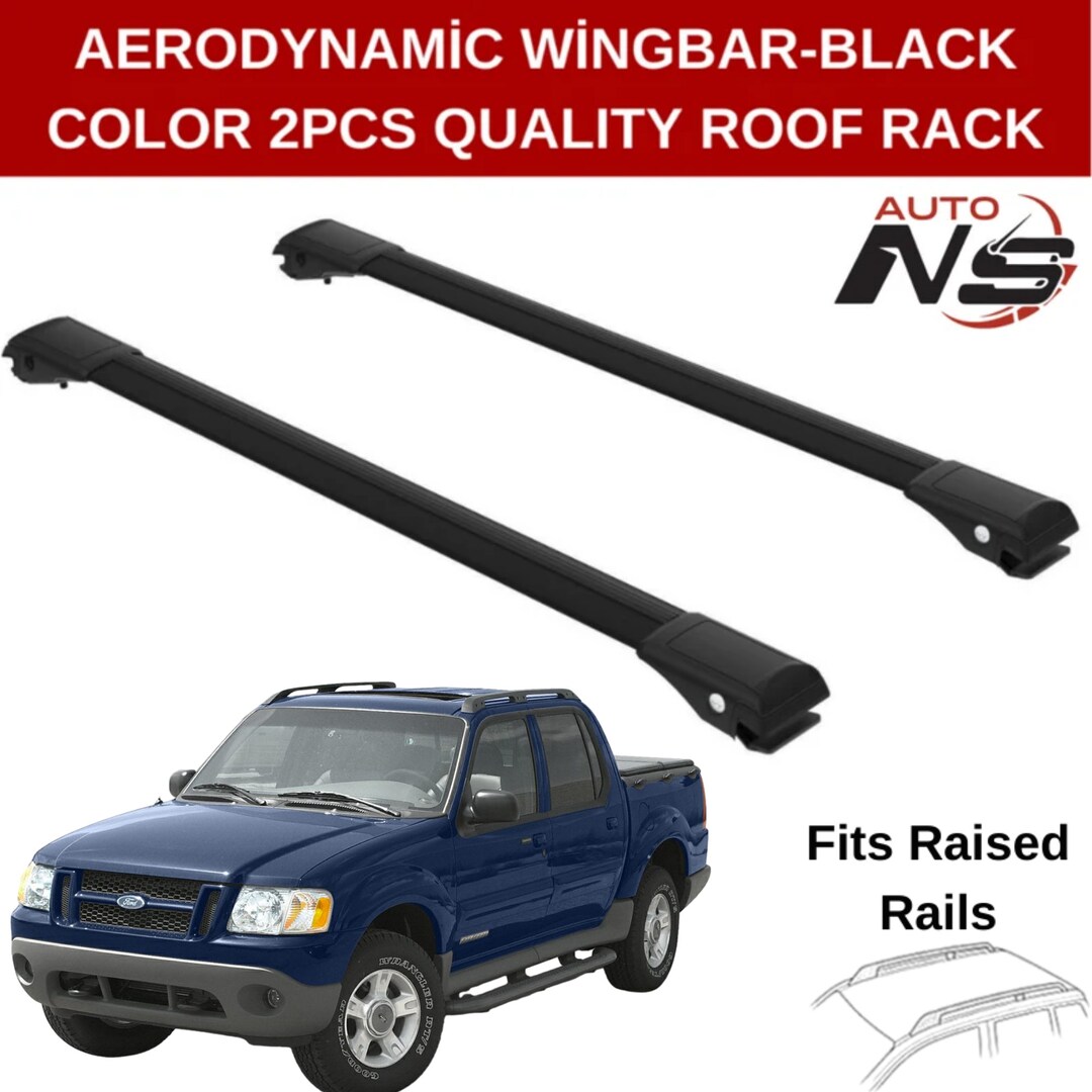 To Fit Ford Explorer Sport Trac 2001-2005 Aluminum Roof Rack Cross Bars ...
