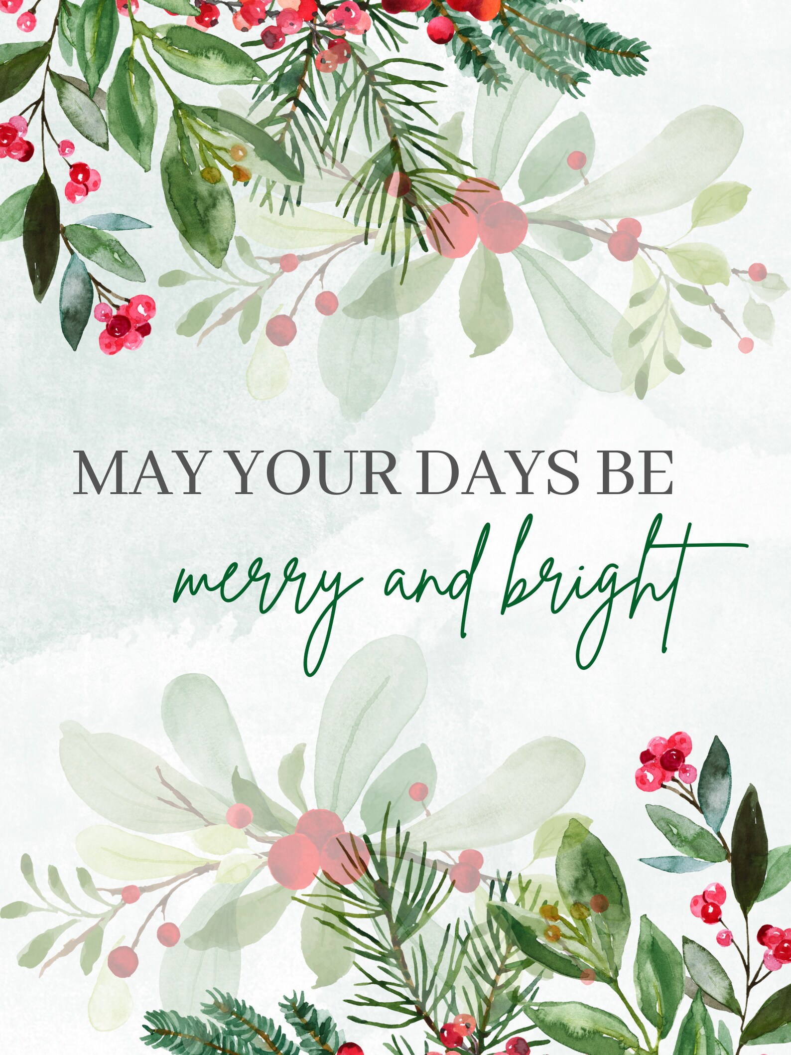 Printable Christmas Poster #1 - Etsy