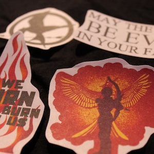 Hunger Games Sticker Set - Etsy